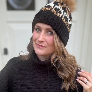 CROCHET PATTERN & VIDEO, Labyrinth Mosaic Crochet Hat Pattern | Sizes ...