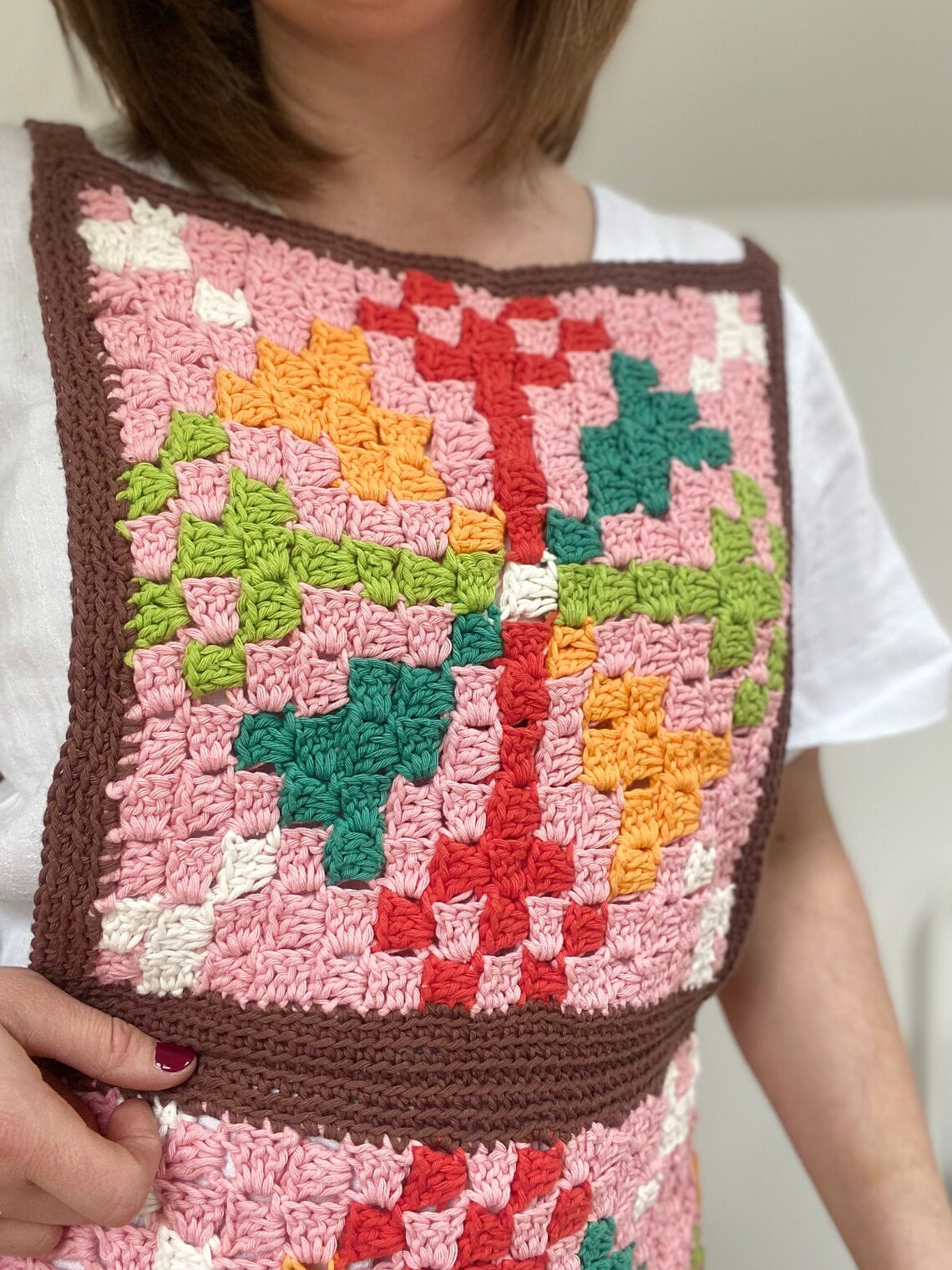 CROCHET PATTERN / Martha's Retro C2C Crochet Apron Pattern - Etsy