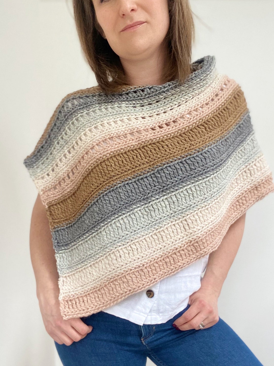 CROCHET PATTERN / the Coffee Shop Wrap / Instant Download PDF Crochet ...