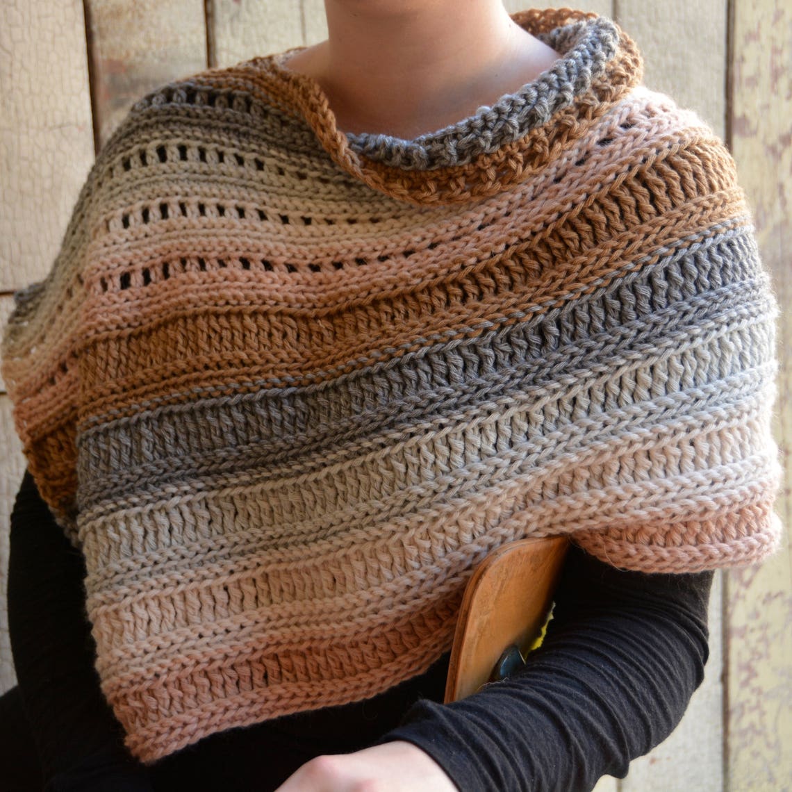 CROCHET PATTERN / the Coffee Shop Wrap / Instant Download PDF - Etsy