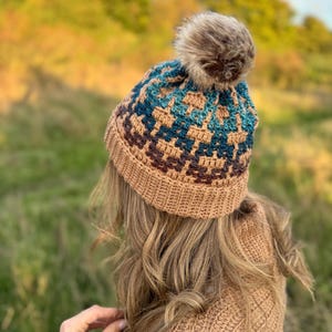 CROCHET PATTERN & VIDEO, Labyrinth Mosaic Crochet Hat Pattern | Sizes ...