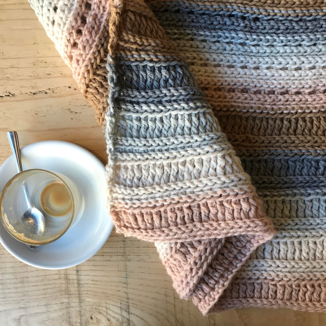 CROCHET PATTERN / the Coffee Shop Wrap / Instant Download PDF - Etsy
