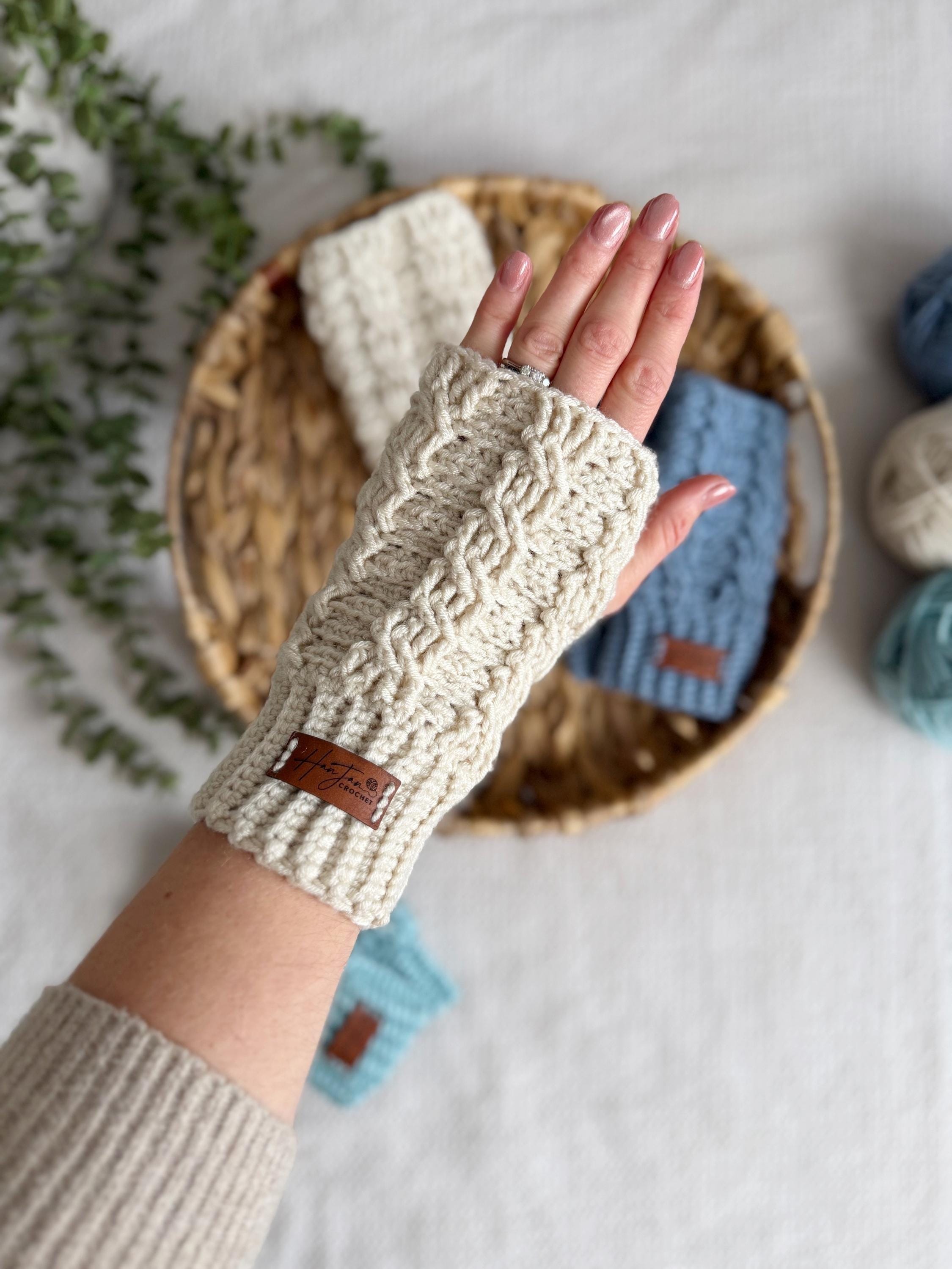 CROCHET PATTERN + VIDEO Neo Cable Wrist Warmers Pdf – Textured ...