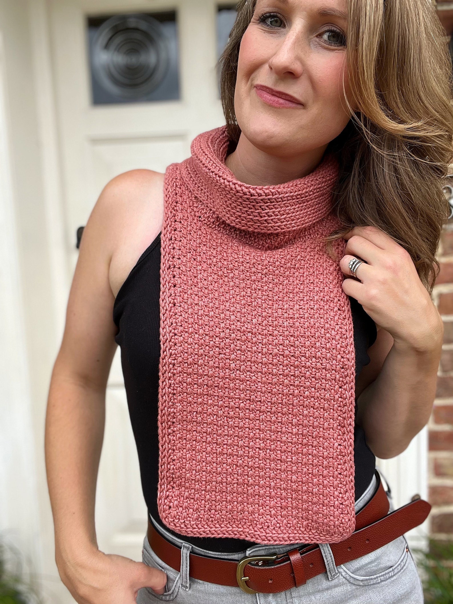 CROCHET PATTERN / Crochet Dickie Pattern With Cowl Neck / Turtleneck ...
