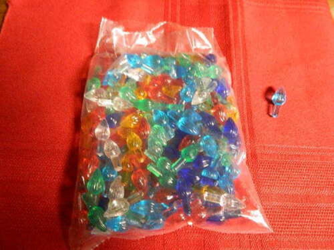 100 Multi Color Small Twist Lights/bulbs for Ceramic Christmas Tree - Etsy