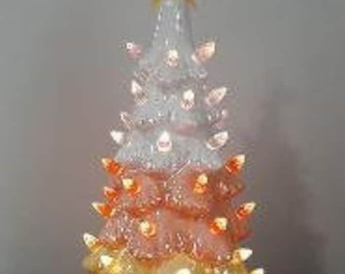 8" Ceramic FALL Tree - Etsy