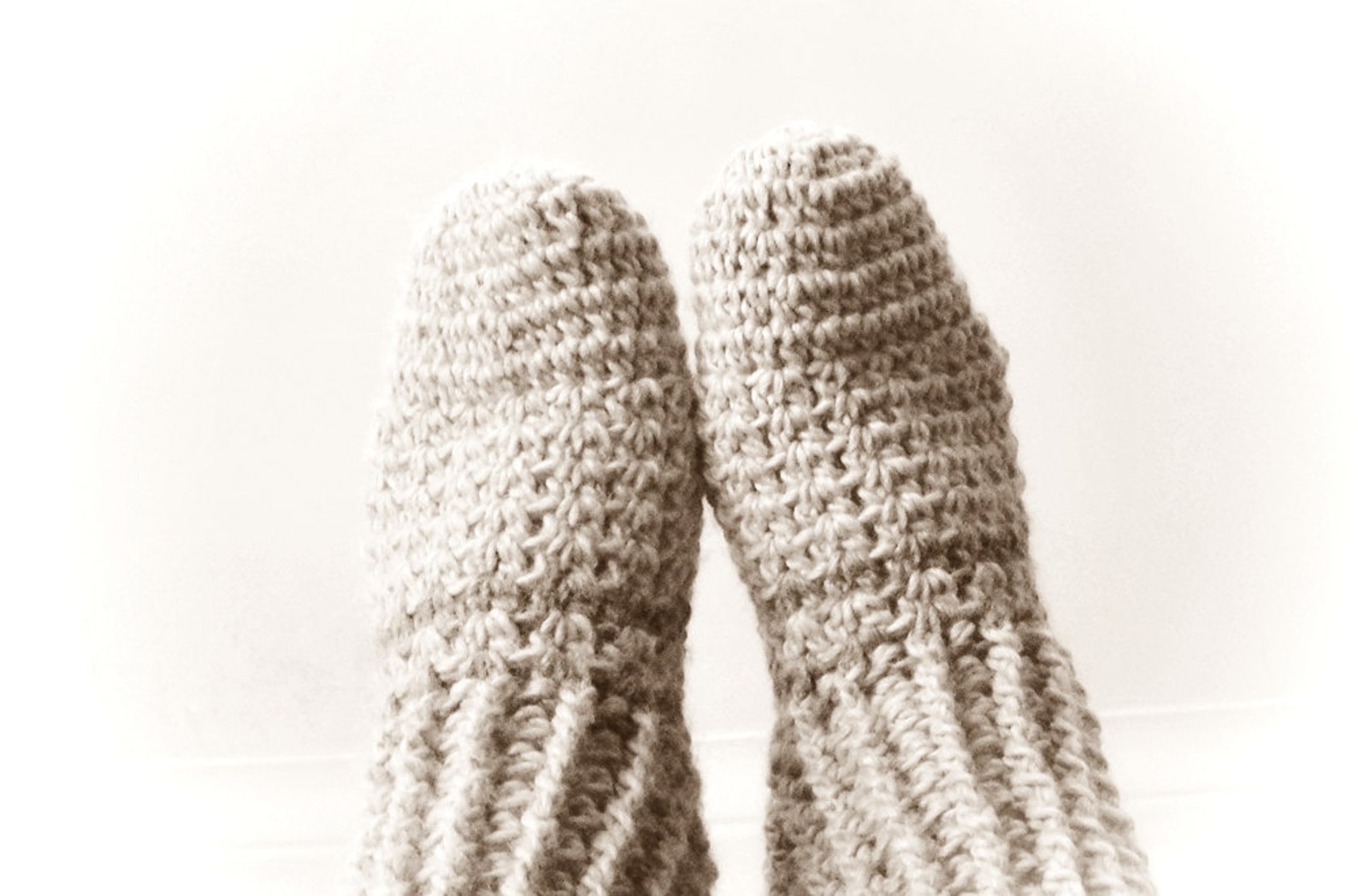 Mens Wool Home Socks Crochet Pattern - Etsy