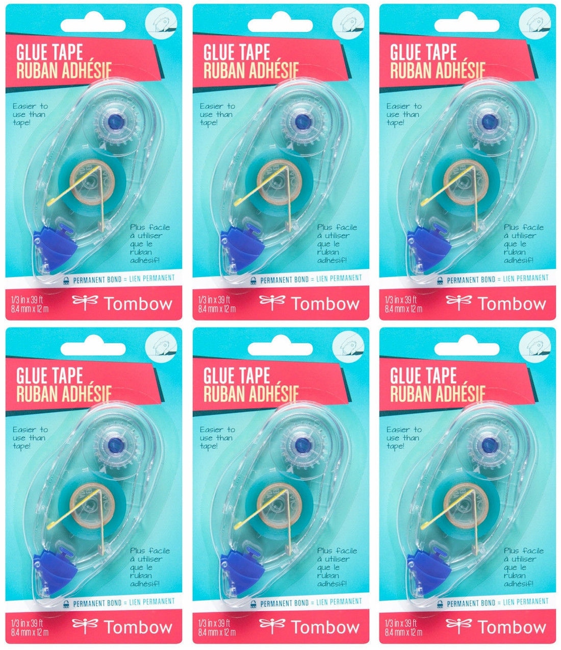 Tombow Mono Permanent Adhesive Refill 62107 for Use in Tombow's 62106 6 ...