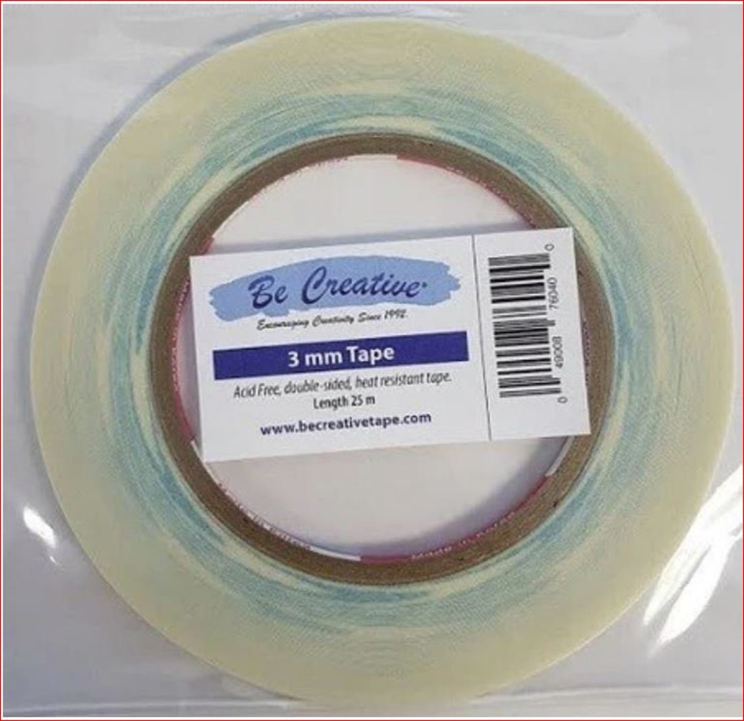 Be Creative Tape 3mm X 25m / Sookwang Tape / Scor-tape SP201 1/8" X 82 ...