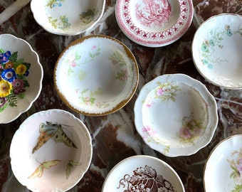 Vintage Mismatched Butter Pat(s) Ironstone Ceramic Antique Farmhouse ...