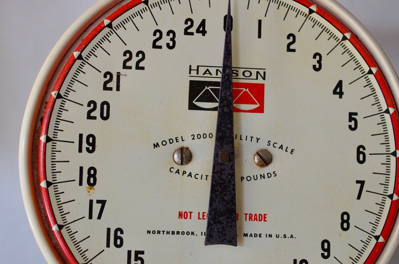 Vintage Kitchen Scale, Hanson 25 Pound Utility Scale - Etsy