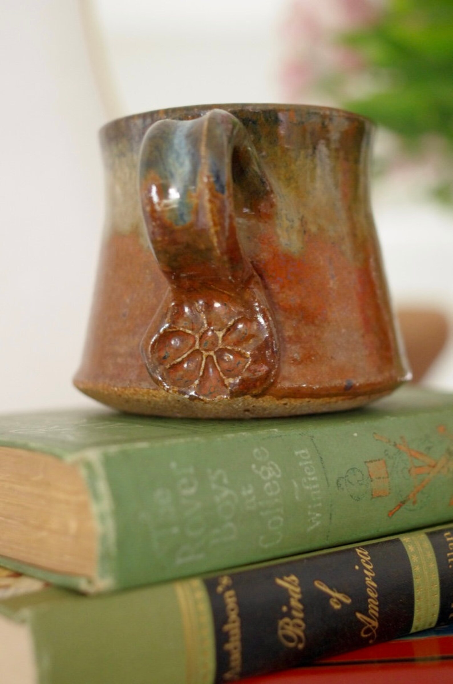 Vintage Studio Pottery Mug Rust Red Copper Pottery Mug - Etsy