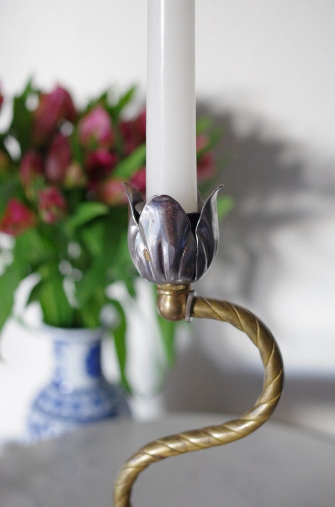 Steampunk Style Candlestick Holder Industrial Candle Holder | Etsy