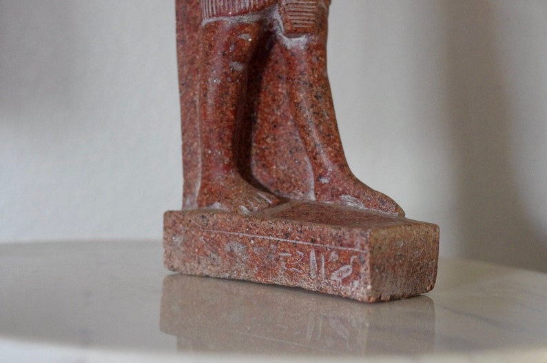 Granite Egyptian Statue, Stone Pharaoh King Ramses Statue Figurine ... Granite Egyptian Statue, Stone Pharaoh King Ramses Statue Figurine ...