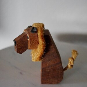 Small Wooden Lion, Carved Wood Lion Figurine - Etsy