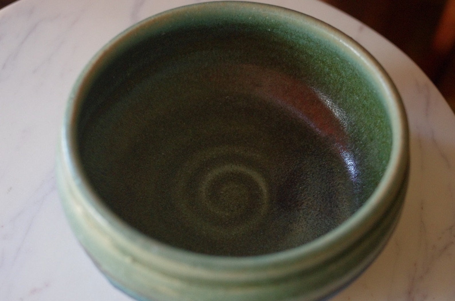 Green and Blue Studio Pottery Bowl | Etsy