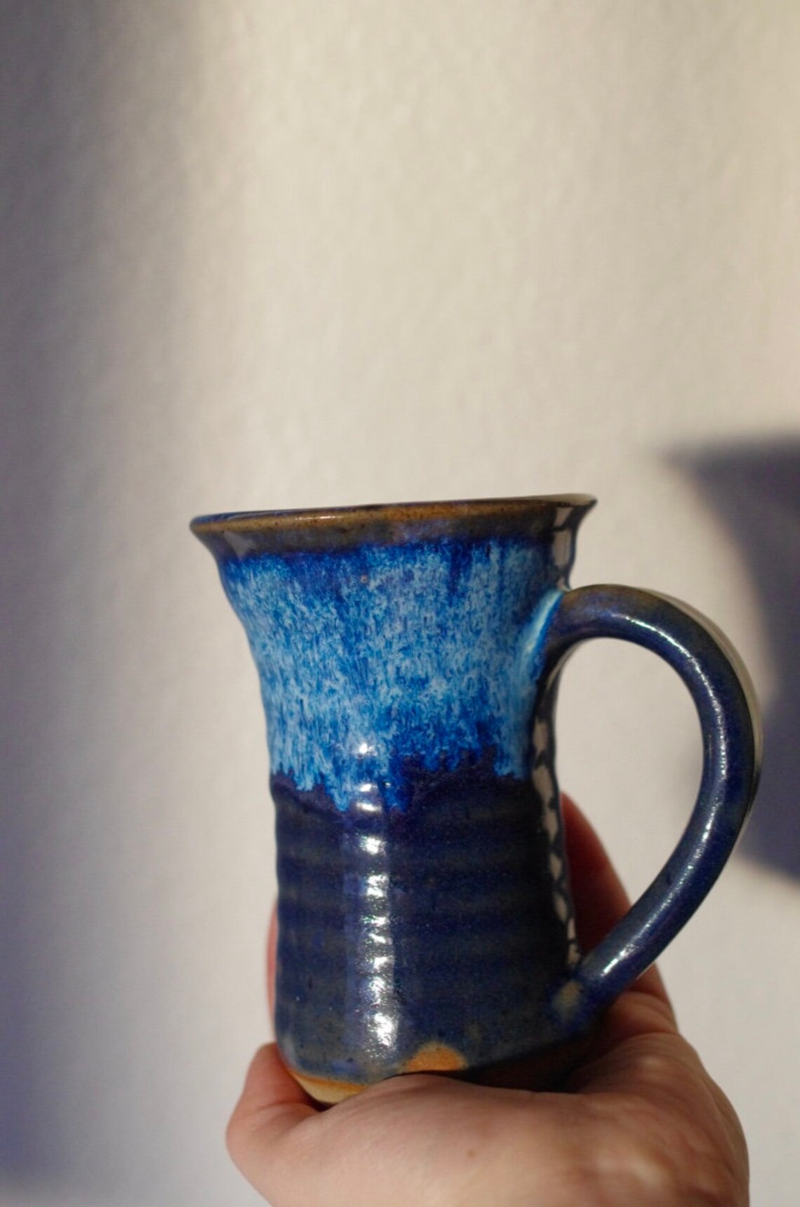 Pair of Vintage Blue Studio Pottery Mugs Coffee Tea Ceramic - Etsy