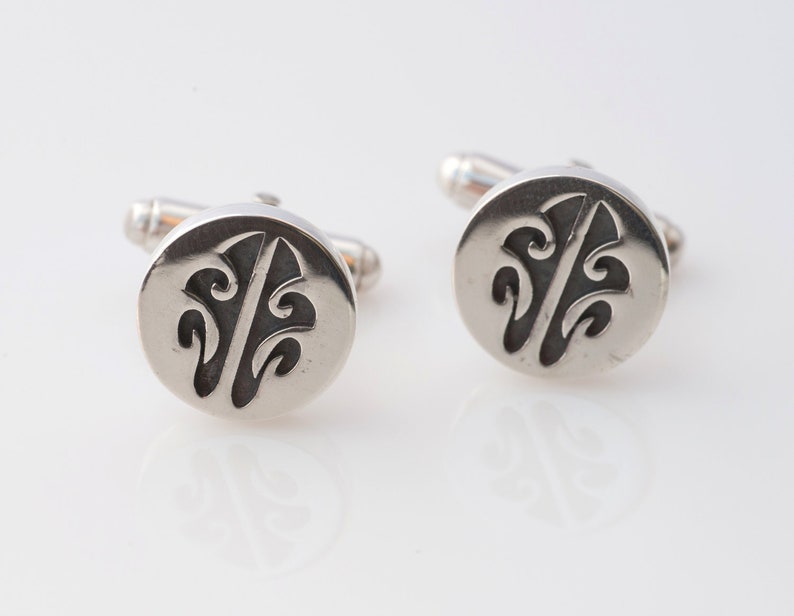 HONU Modern Tribal Cufflinks. Sterling Silver WITHOUT - Etsy