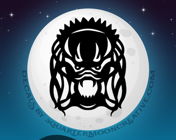 Predator, Predator Sticker, Predator Decal, Car Sticker, Laptop Sticker ...
