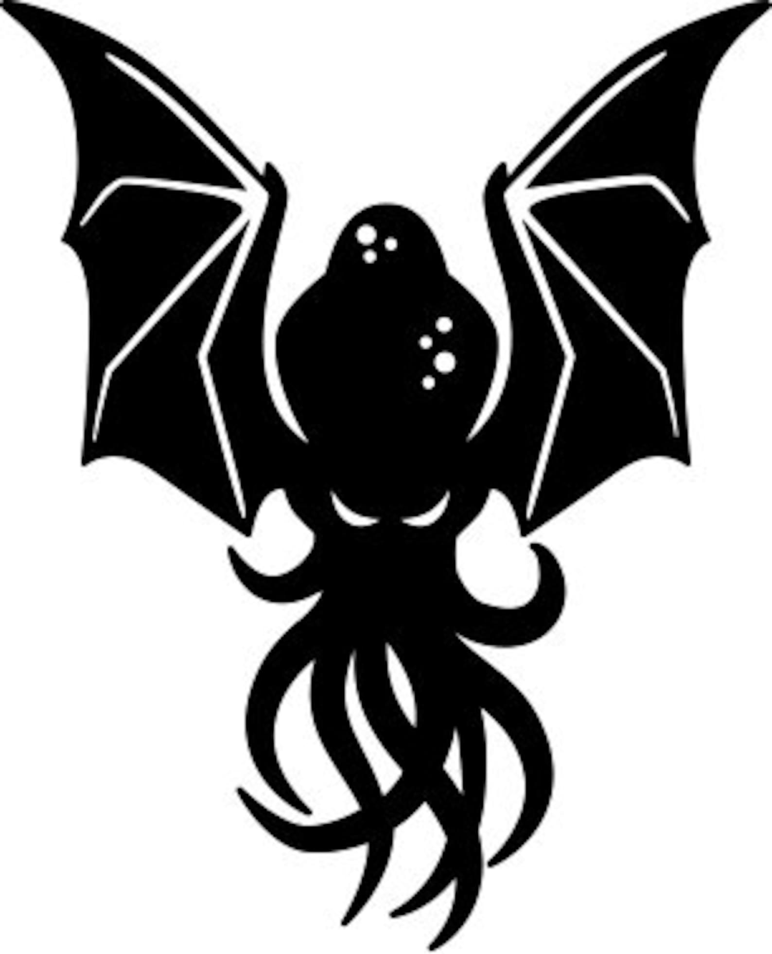 Cthulhu Cthulhu Decal Cthulhu Sticker Car Sticker Laptop | Etsy