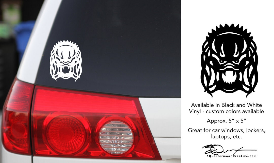 Predator Predator Sticker Predator Decal Car Sticker - Etsy