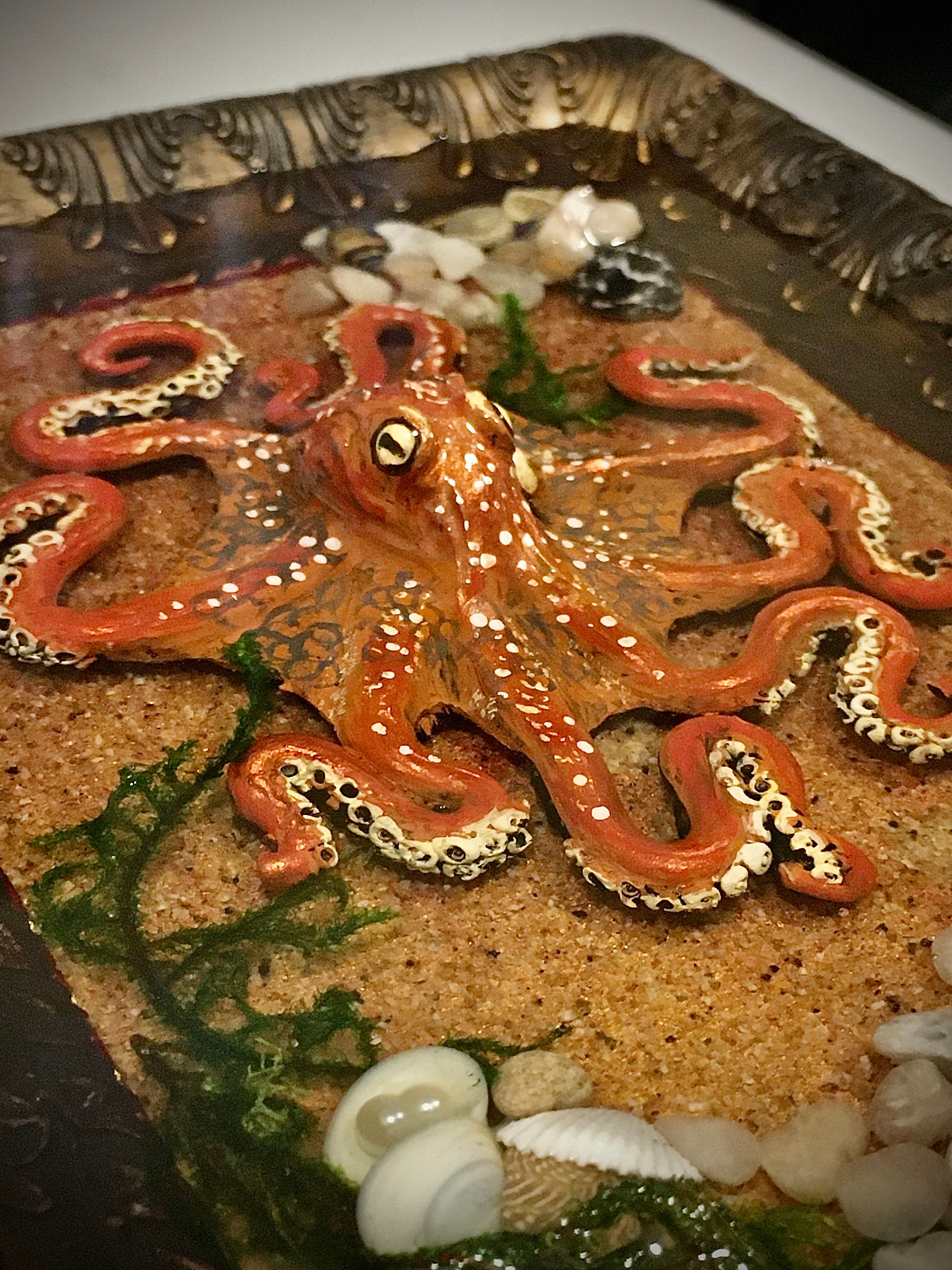 Kitchen Storage Octopus jar Octopus container octopus art ocean art ...