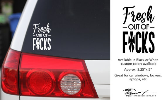 Rude Quote Rude Decal Humorous Decal for Your Car for Your - Etsy