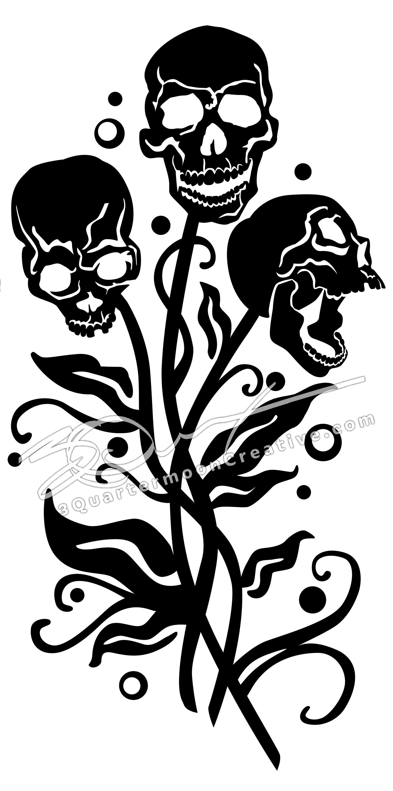 Beautiful Skull Artwork