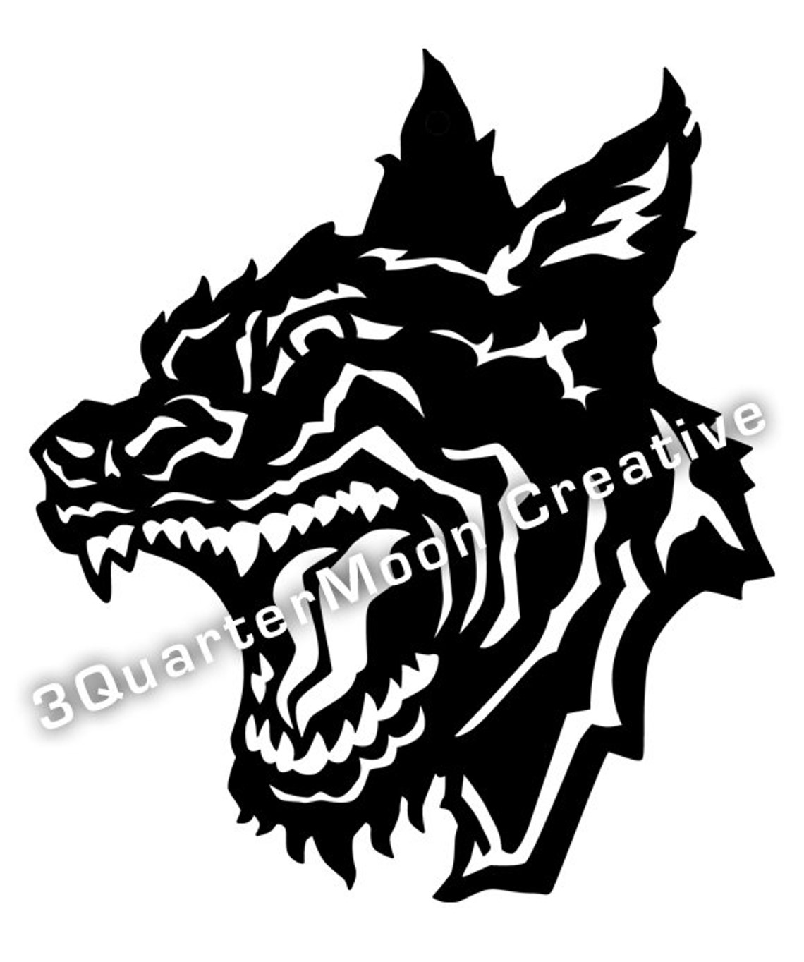 Vinyl The Howling Werewolf Halloween / Sci Fi Horror DECAL / | Etsy