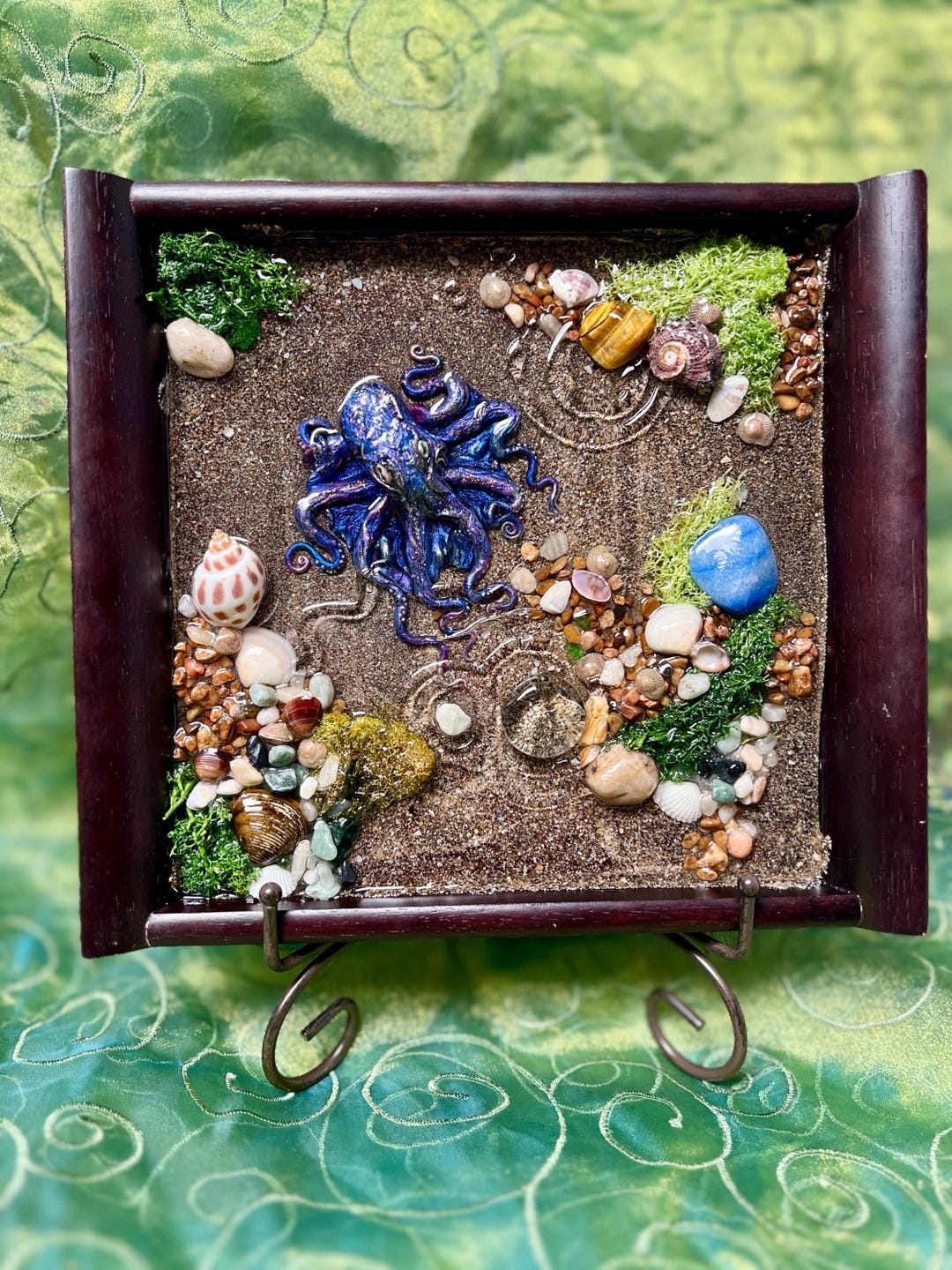 Ocean Art, Tide Pool Art, Octopus, Ocean Home Decor, Reclaimed Art ...