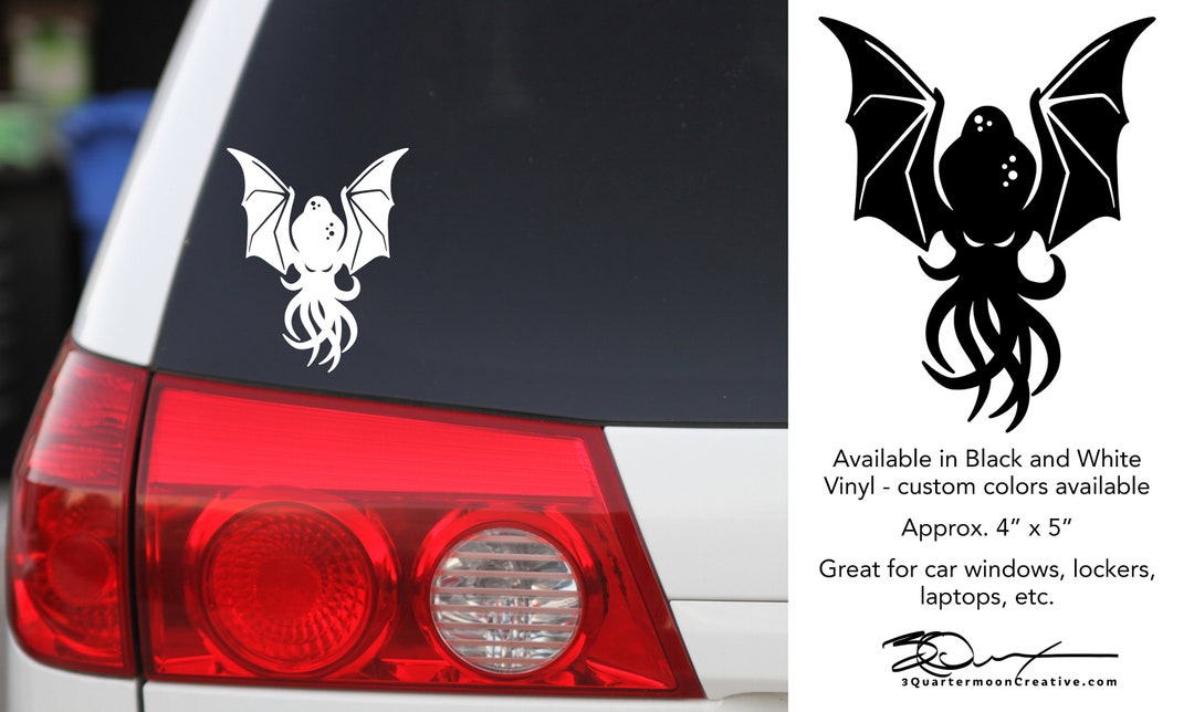 Cthulhu Cthulhu Decal Cthulhu Sticker Car Sticker Laptop - Etsy