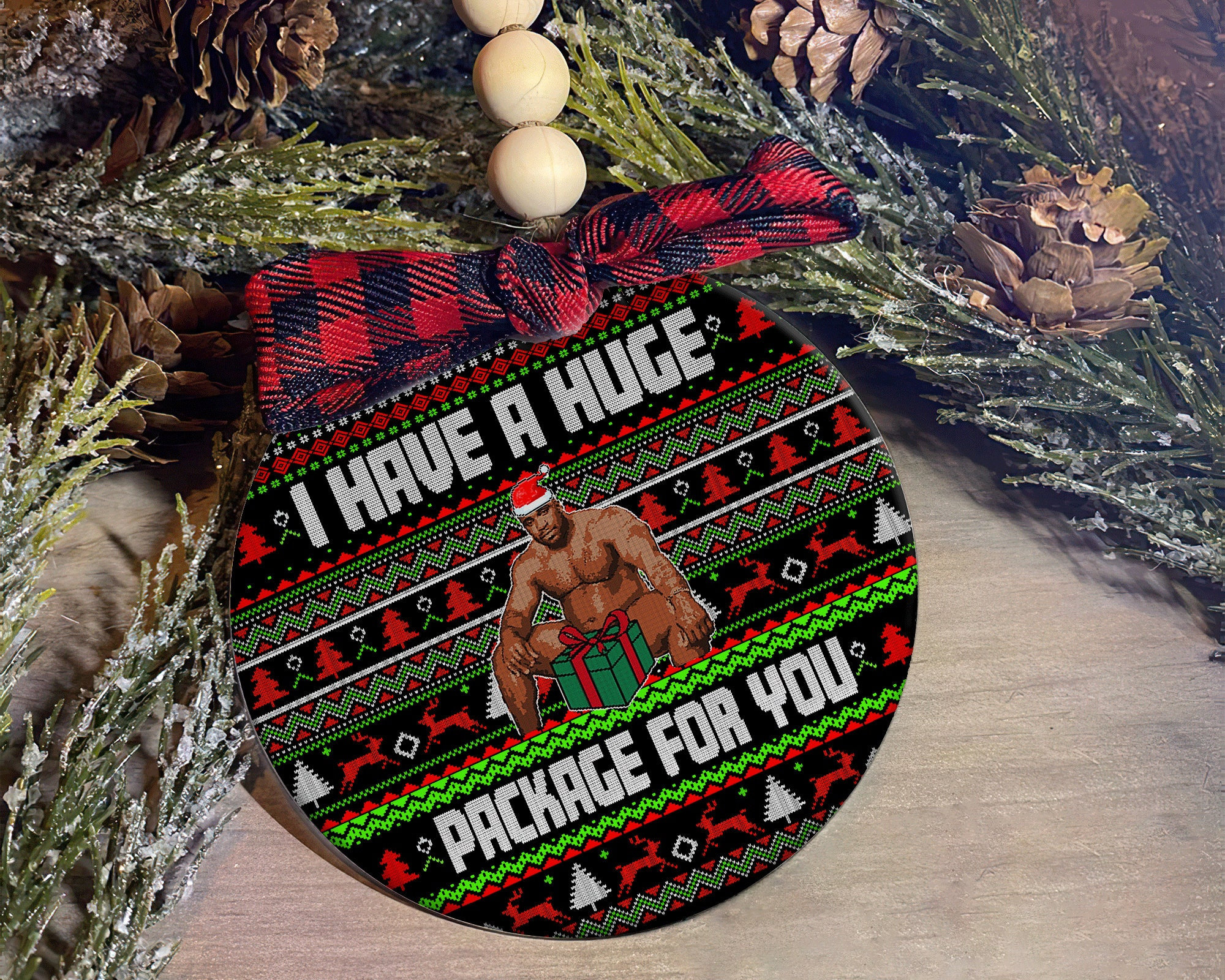 Barry Wood Christmas Ornament Funny, Have a Barry Merry Christmas sold ...