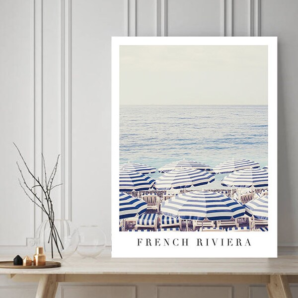 French Riviera Print - Etsy