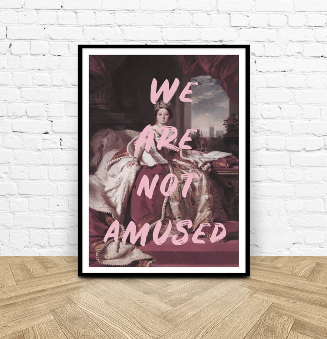 Queen Victoria Art Print - Etsy