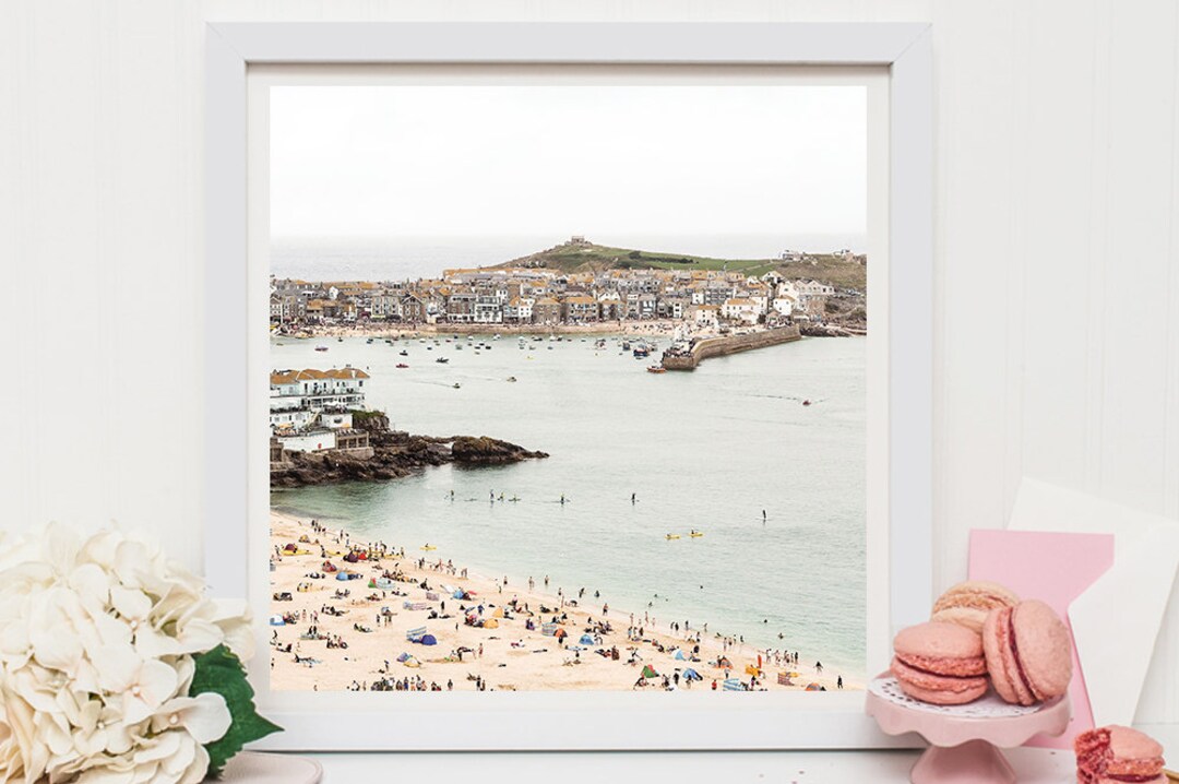 St Ives Print Cornwall Print Seaside Art St Ives - Etsy