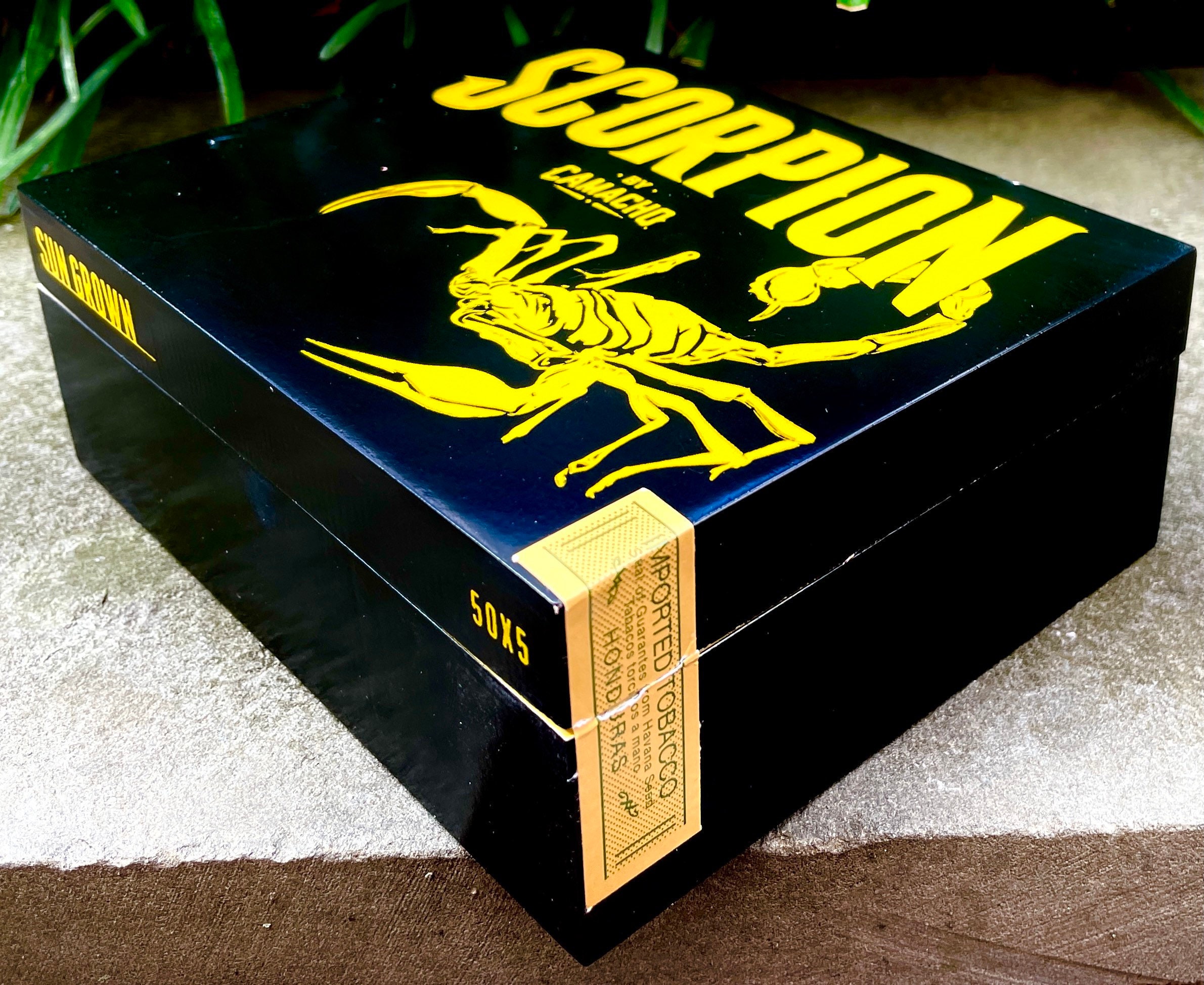 Camacho Scorpion Empty Cigar Box - Black - Etsy