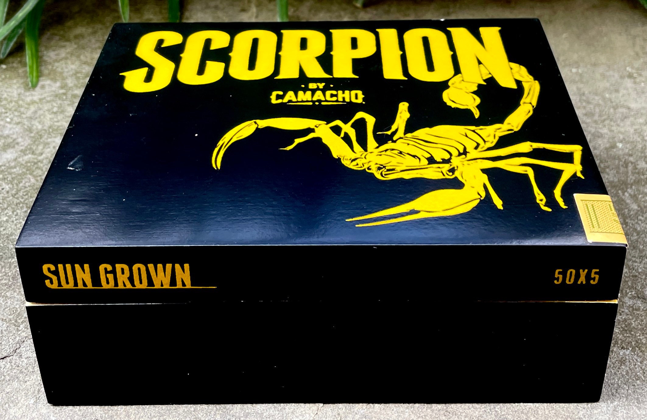Camacho Scorpion Empty Cigar Box - Black - Etsy