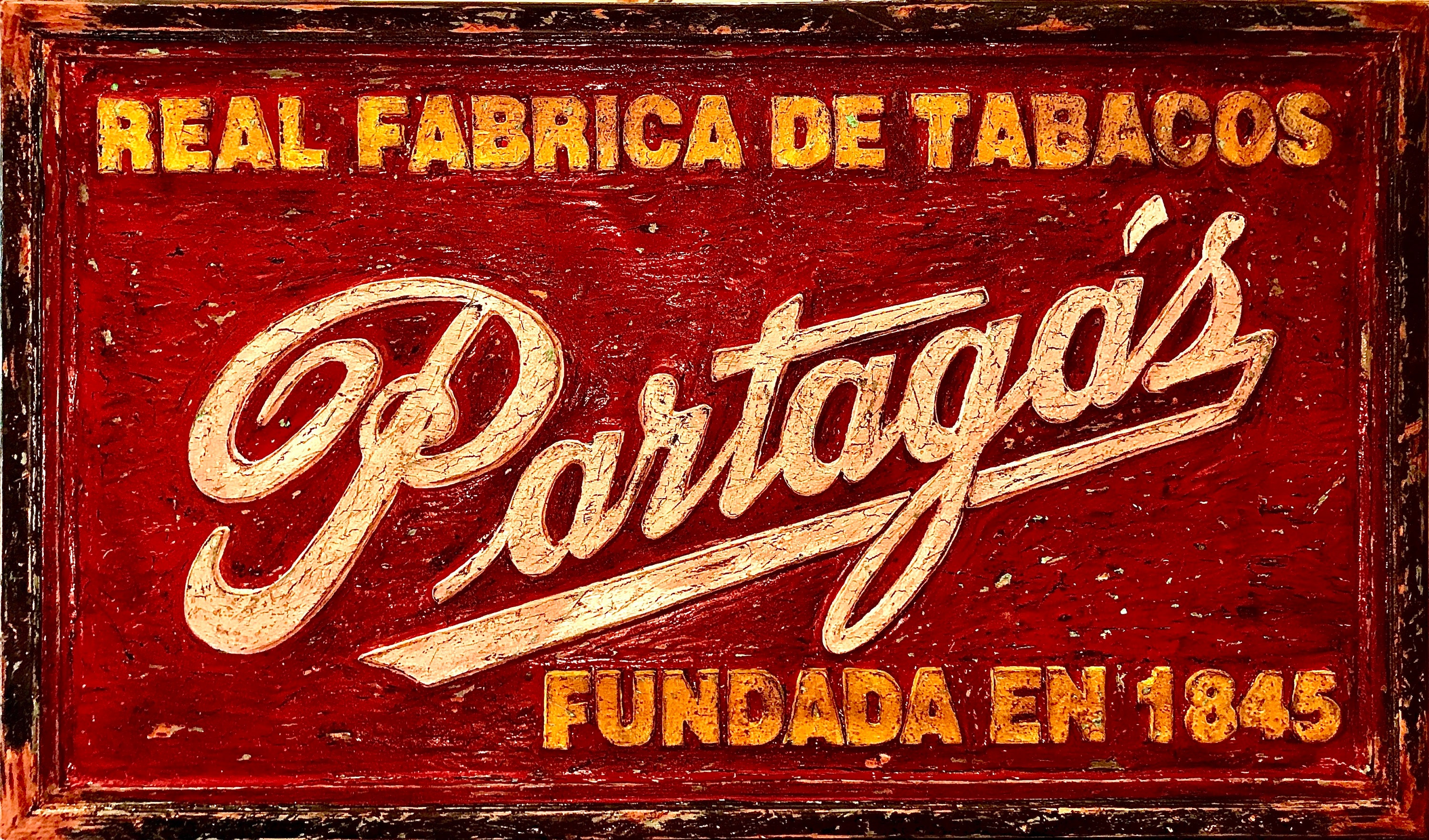 Partagas Cigar Factory Sign Photo Print, 22 X 14, Produced in the USA ...