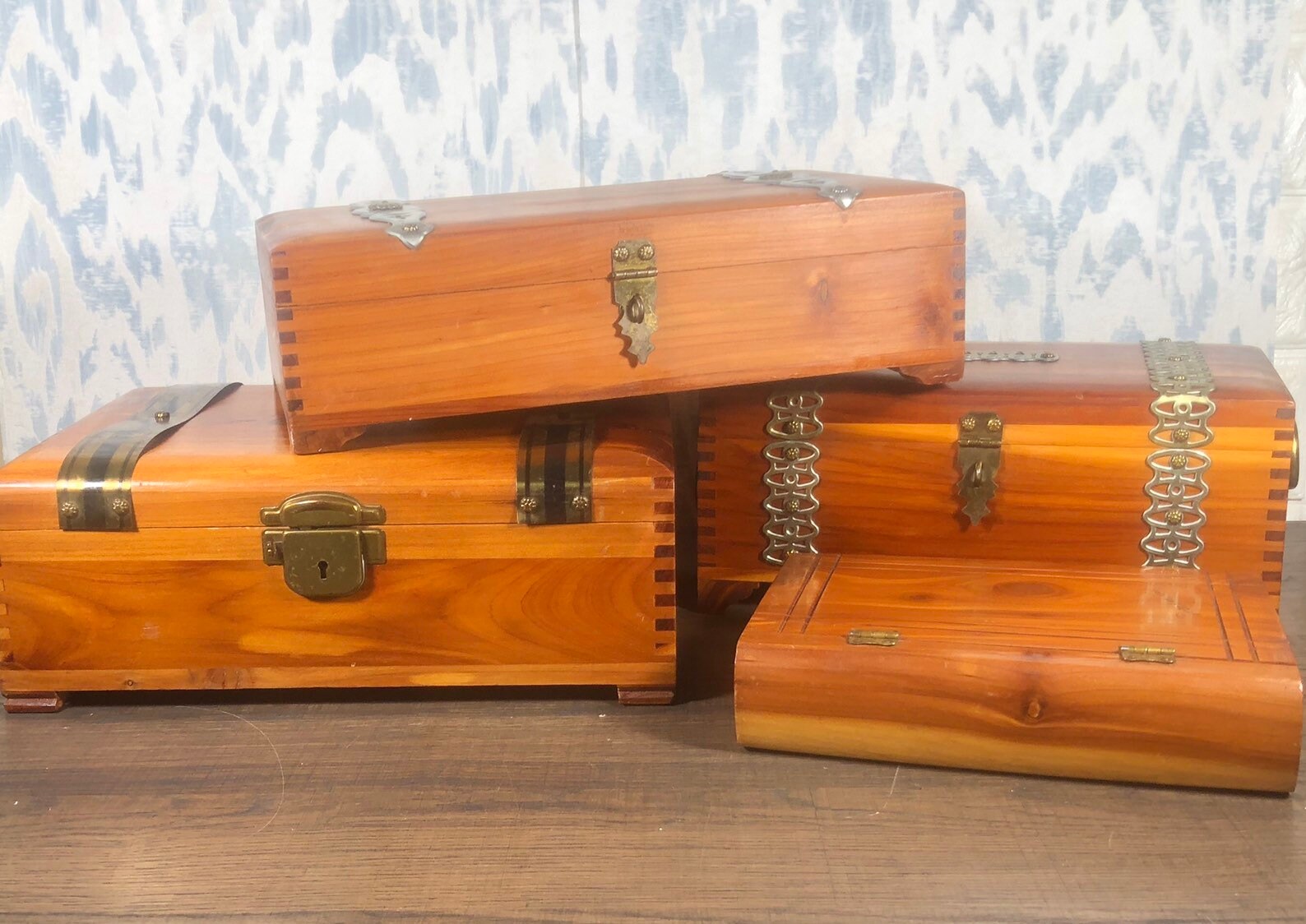 Cedar Wooden Box Jewelry Box Boho Box Stash Box Trinket - Etsy