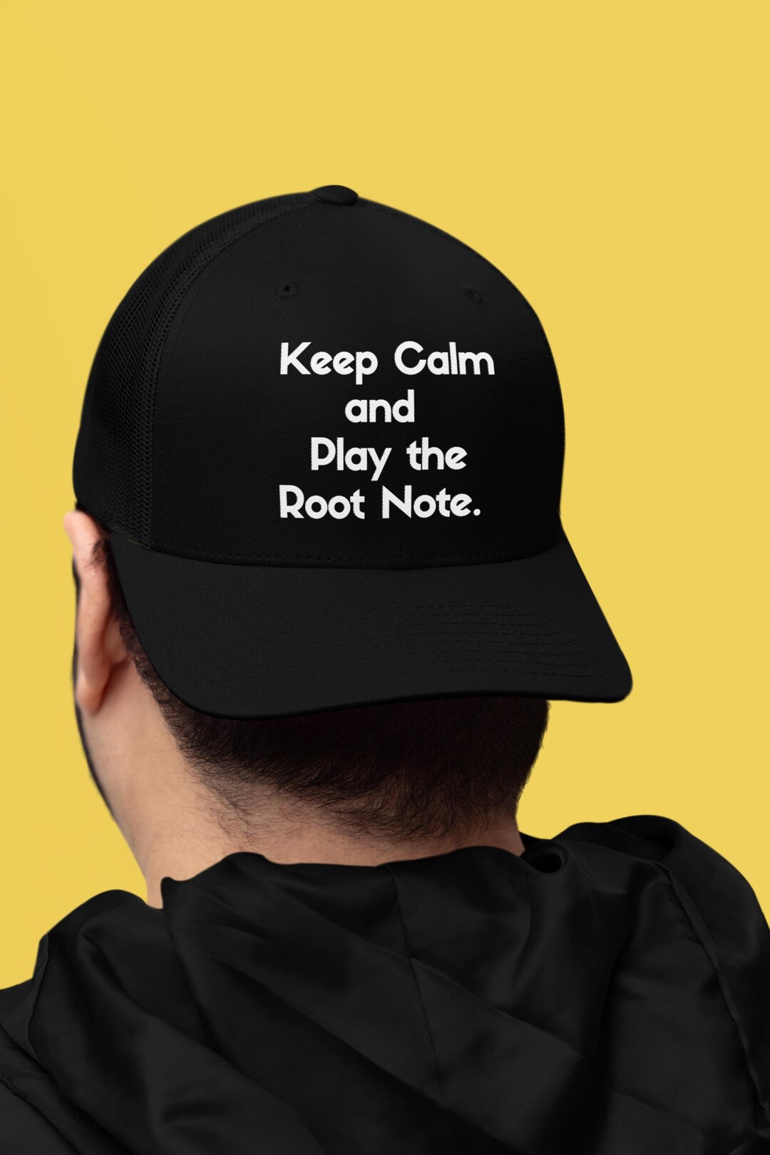 Keep Calm and Play the Root Note Trucker Hat. Great Gift for Band ...