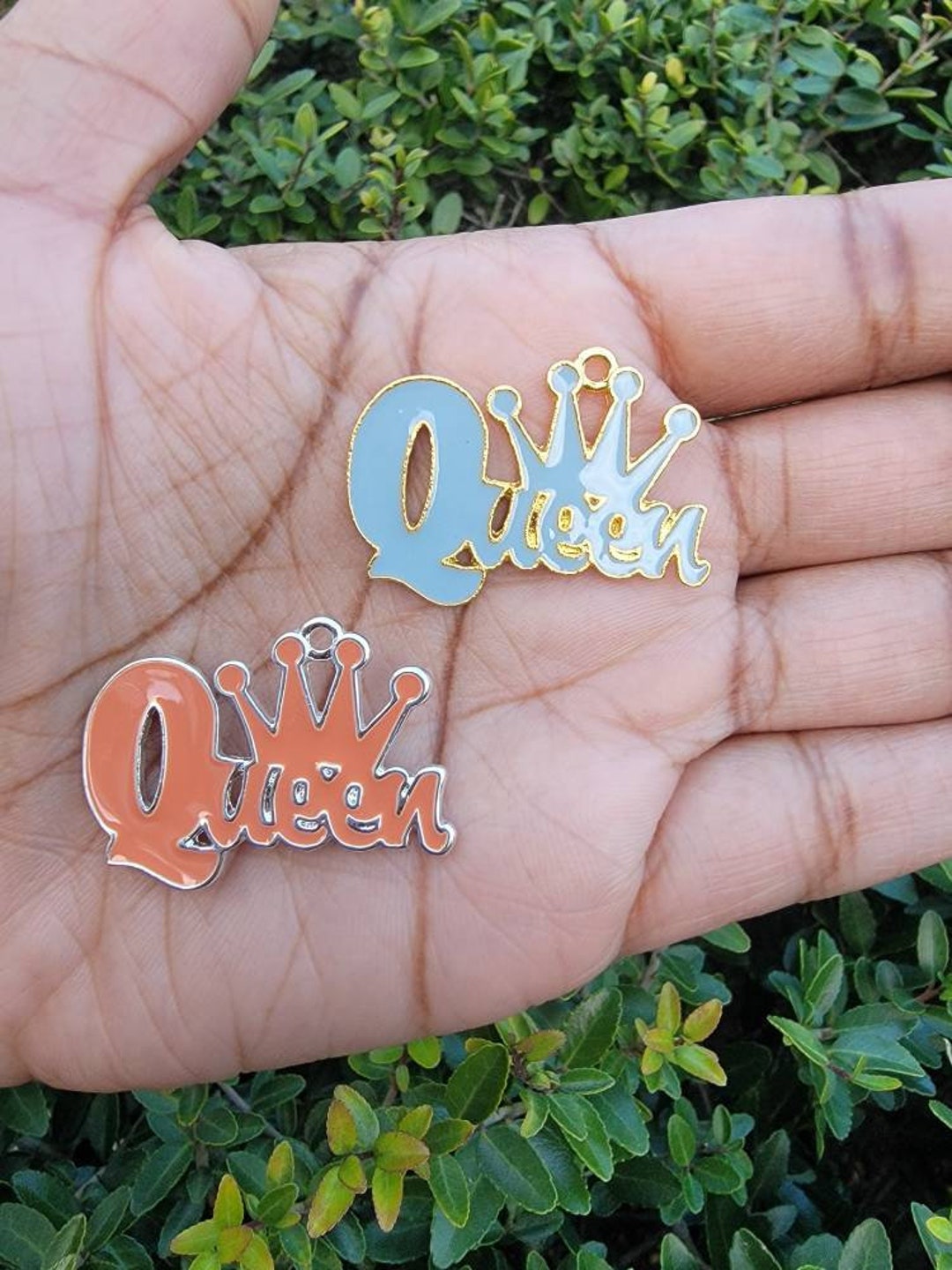 Queen Charm W/ Crown - Etsy