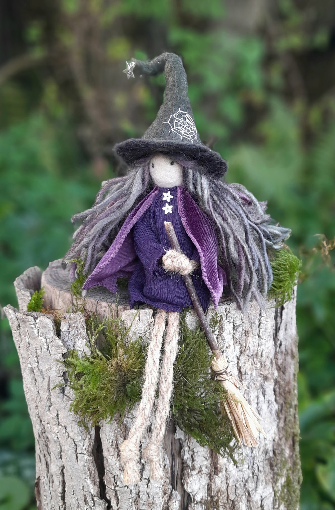 Witch Witch Figure Fae Figure - Etsy