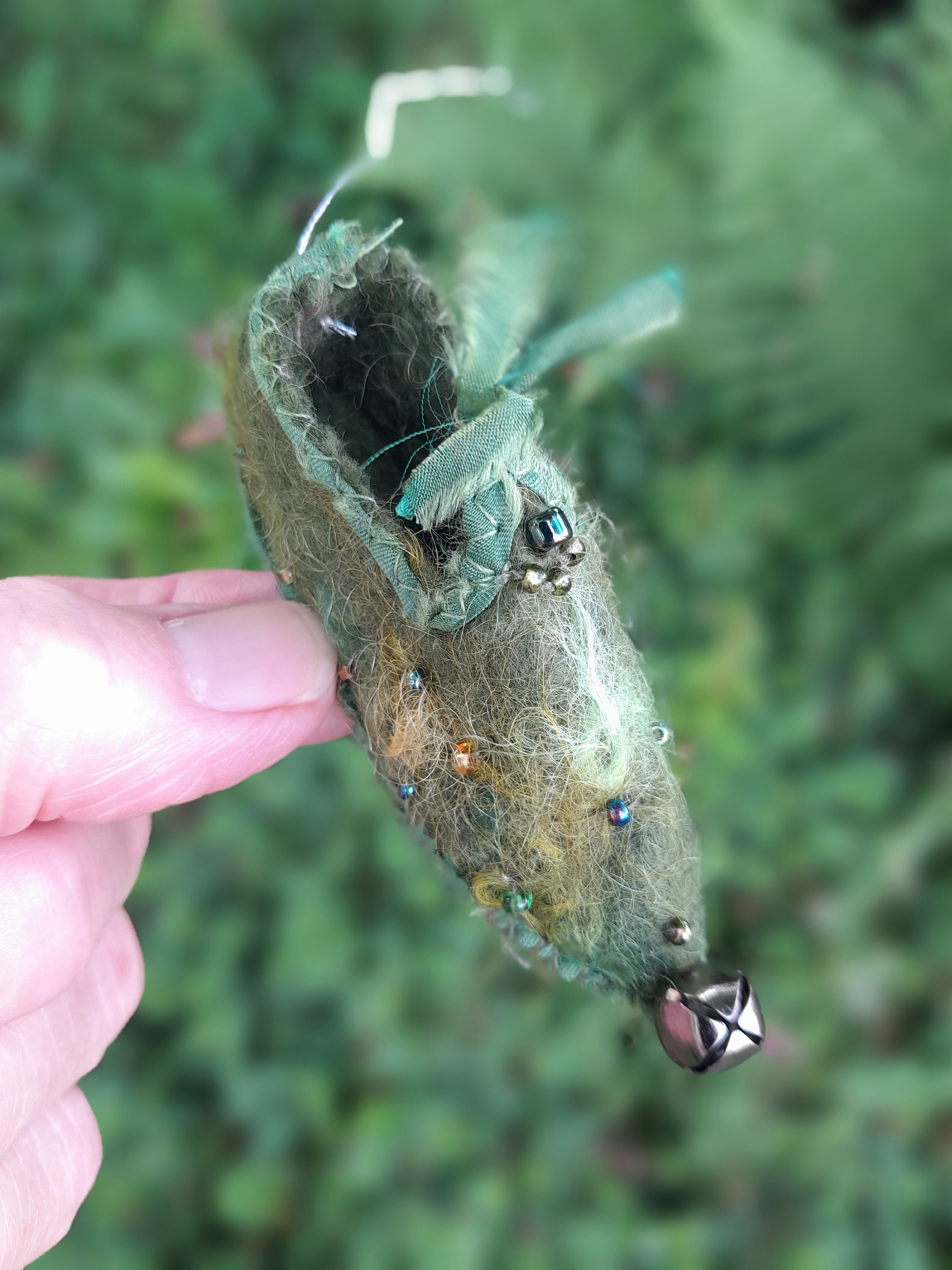 Magical Tiny Felt Fairy Shoesfairy Slippersfae Fairy Pixiefantasy - Etsy