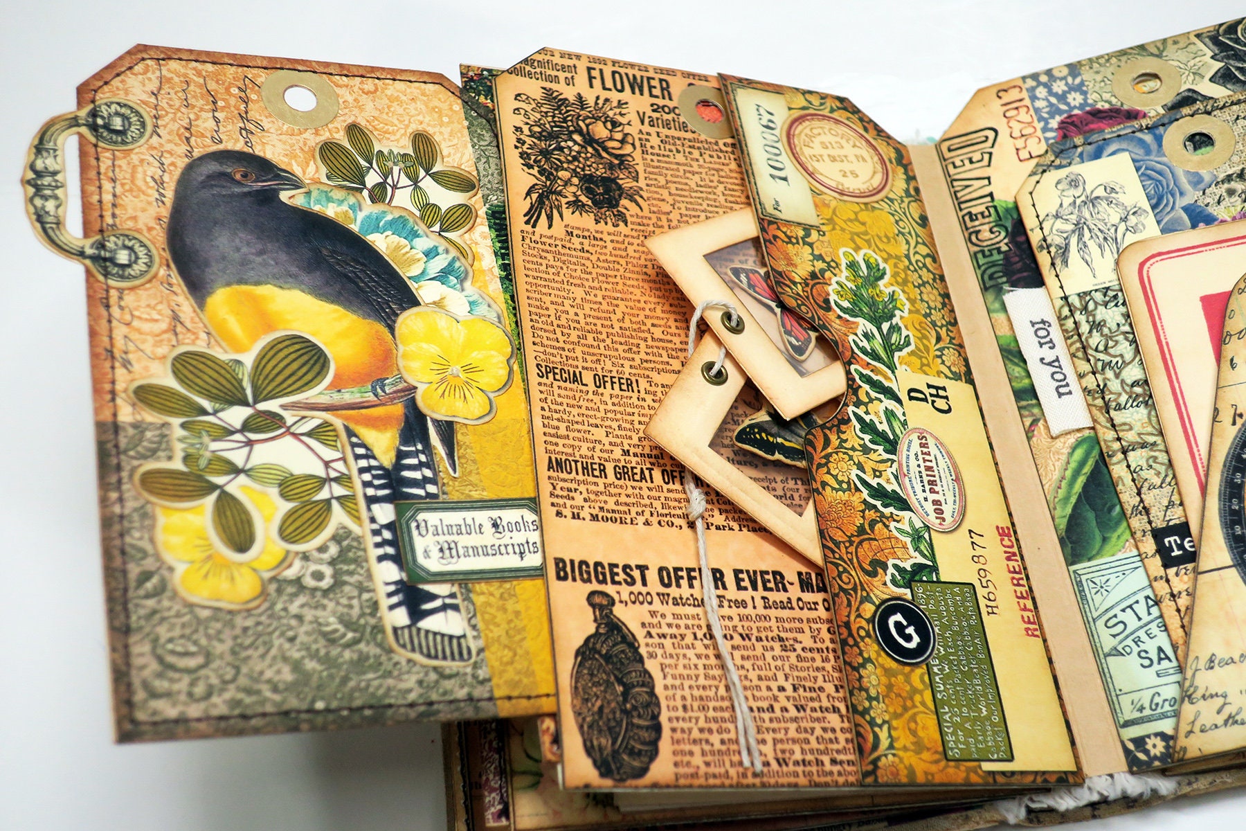 DK15 Interactive Tag Book - Etsy