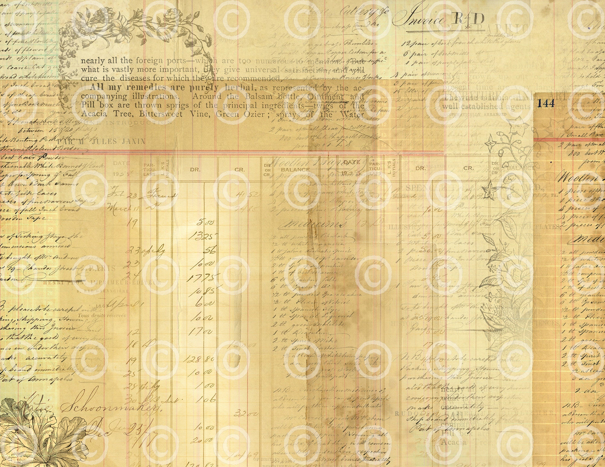 Collage Papers DK06 Digital Printable Journaling Kit Collage Paper - Etsy