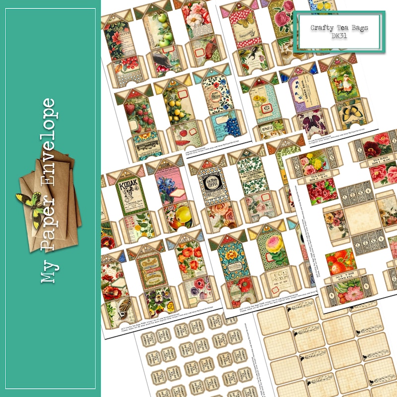 Vintage Tea Bag Boxes - Etsy