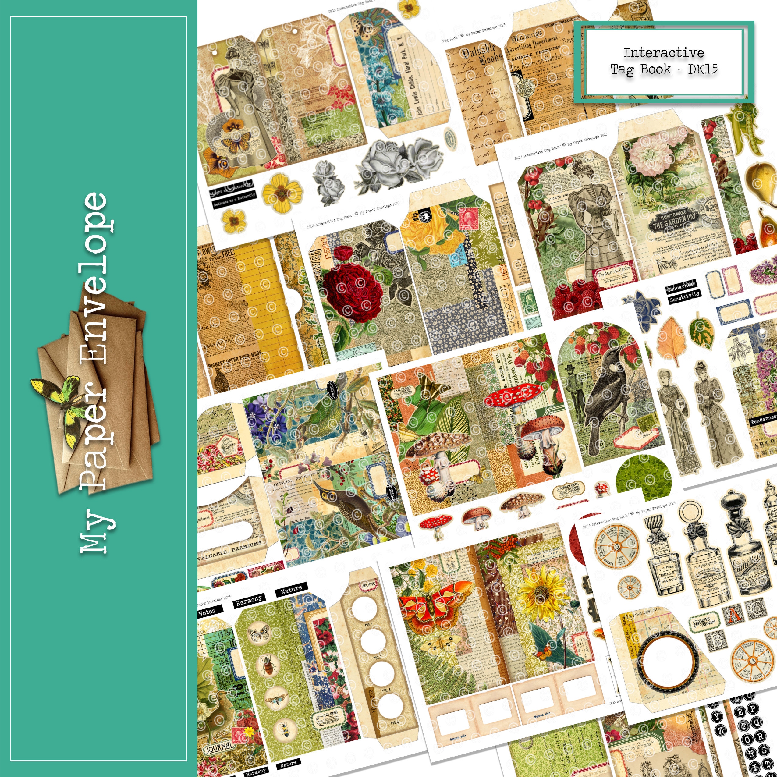 DK15 Interactive Tag Book - Etsy