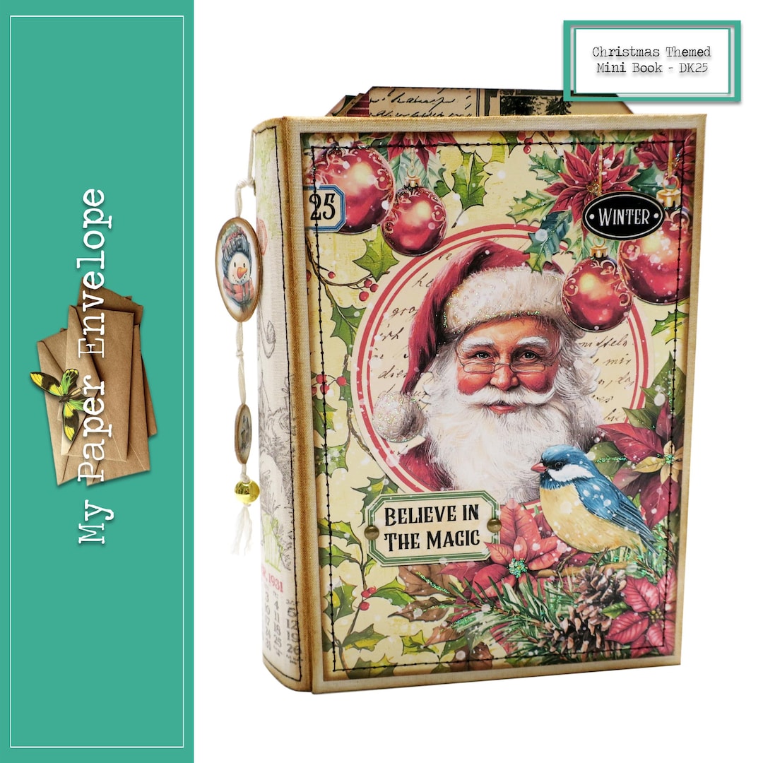 DK25 Christmas Themed Mini Book - Etsy