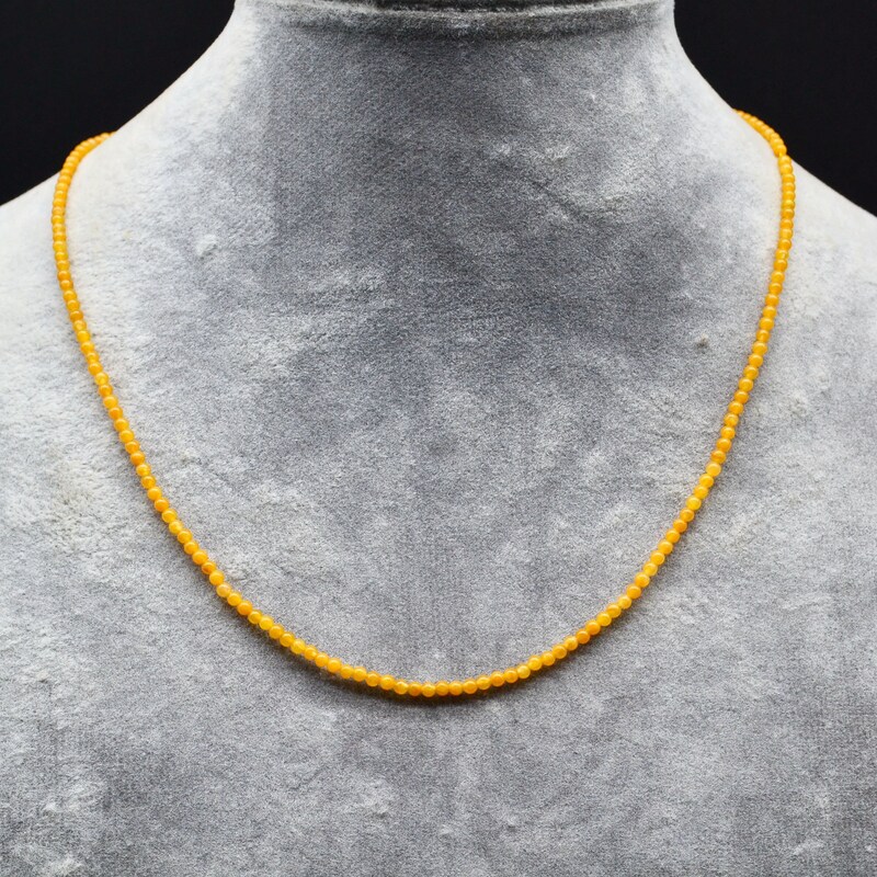 Yellow Necklace - Etsy
