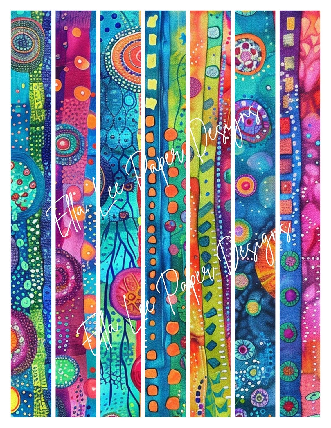 8.5 X 11 Inch Paper Bead Strips DIY Beads Paper Beads Make Your Own ...